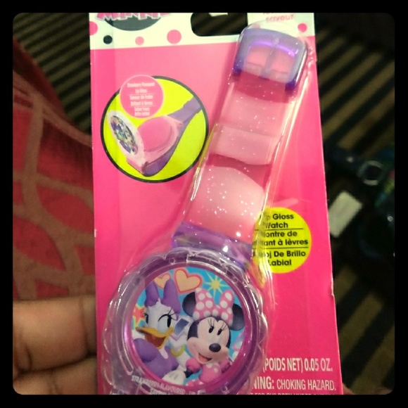 Disney | Accessories | Minnie Mouse Daisy Ducklip Gloss Watch | Poshmark